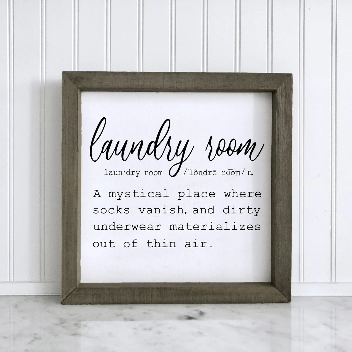 Laundry Sign - Laundry Room Decor - Hanging Laundry Definition Sign ...