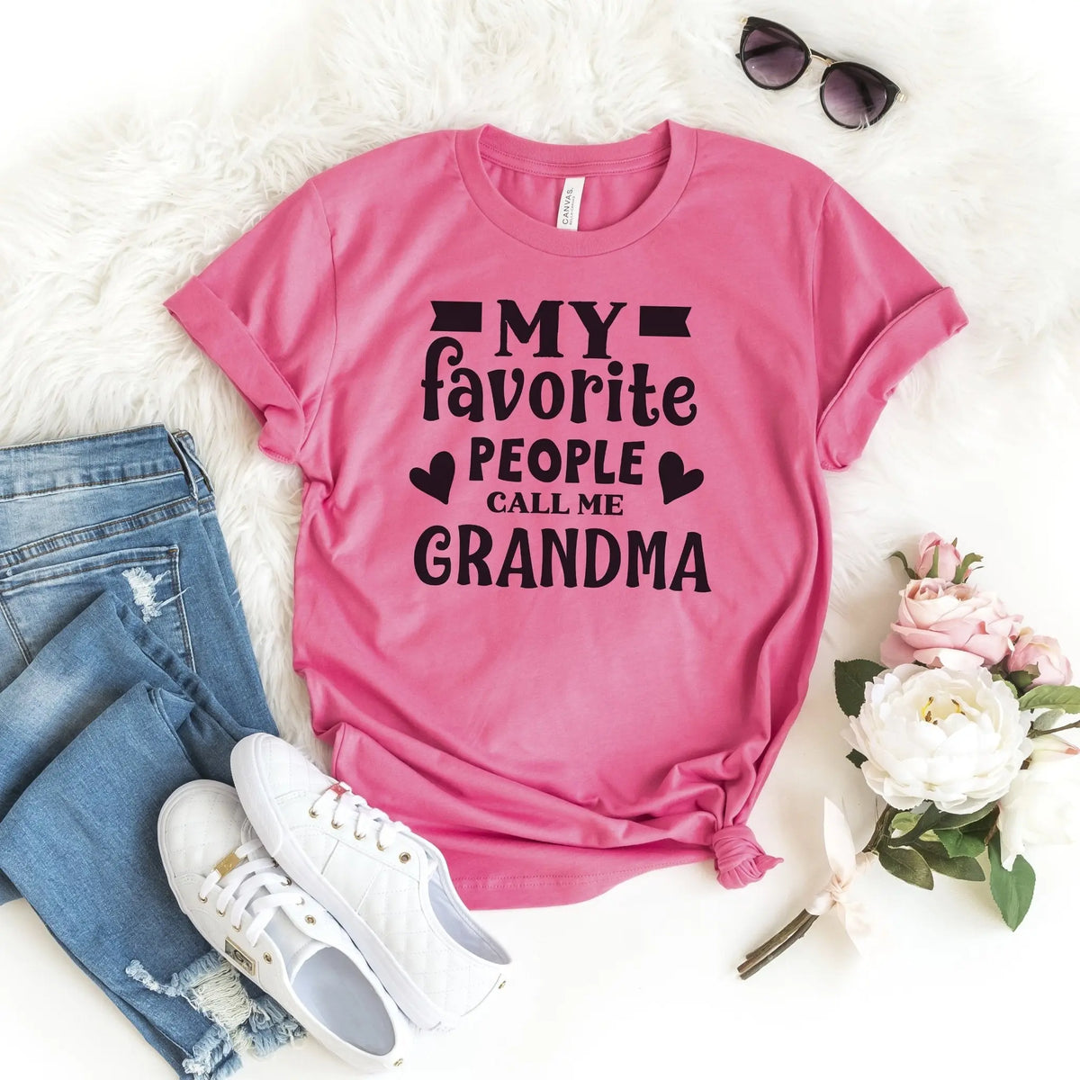 My Favorite People Call me Grandma Tshirt – Joyful Moose